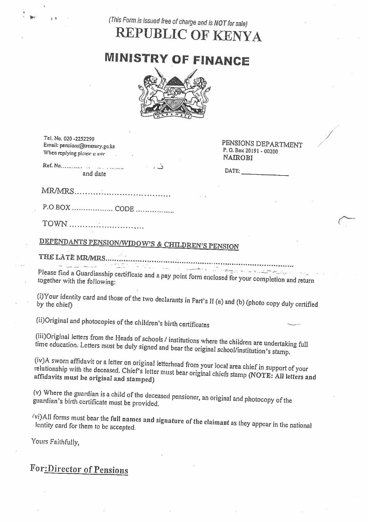 Download Dependents Declaration - SheriaHub Documents