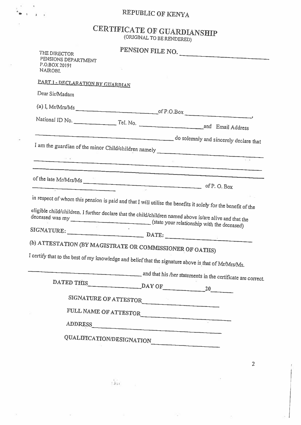 Download Dependents Declaration - SheriaHub Documents