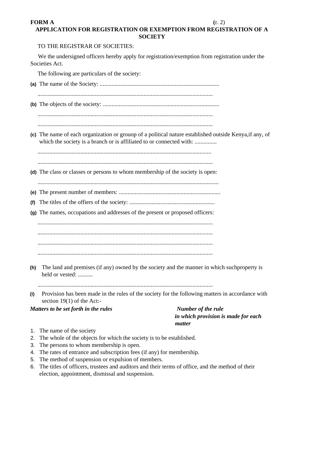 Download Application For Registration Or Exemption From Registration Of ...