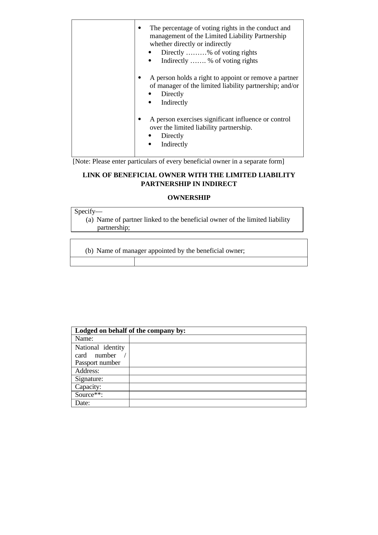 Download Register Of Beneficial Owners(form Lbof1) - SheriaHub Documents