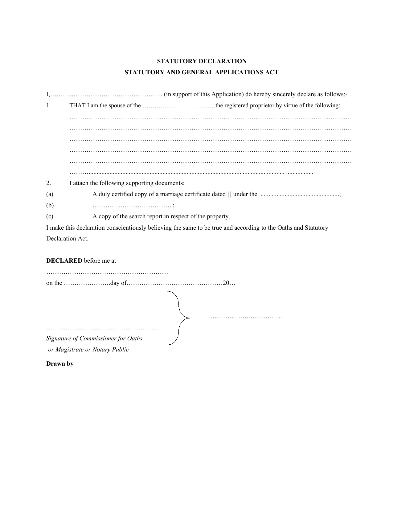 Download Application To Be Noted In The Register As A Spouse (forms Lra 9 And 10) - SheriaHub ...
