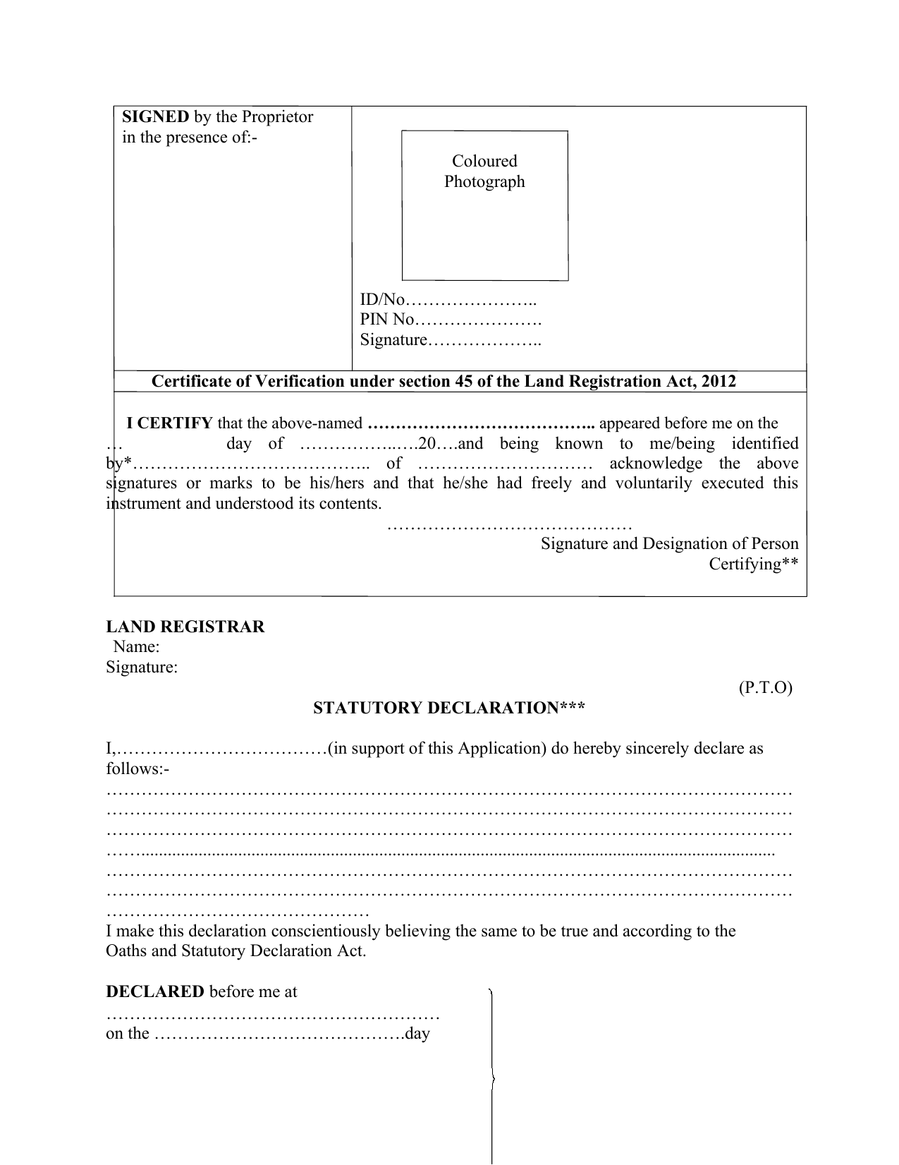 Download Application For Issue Of A Certificate Of Title Lease (form-lra-19) - SheriaHub Documents