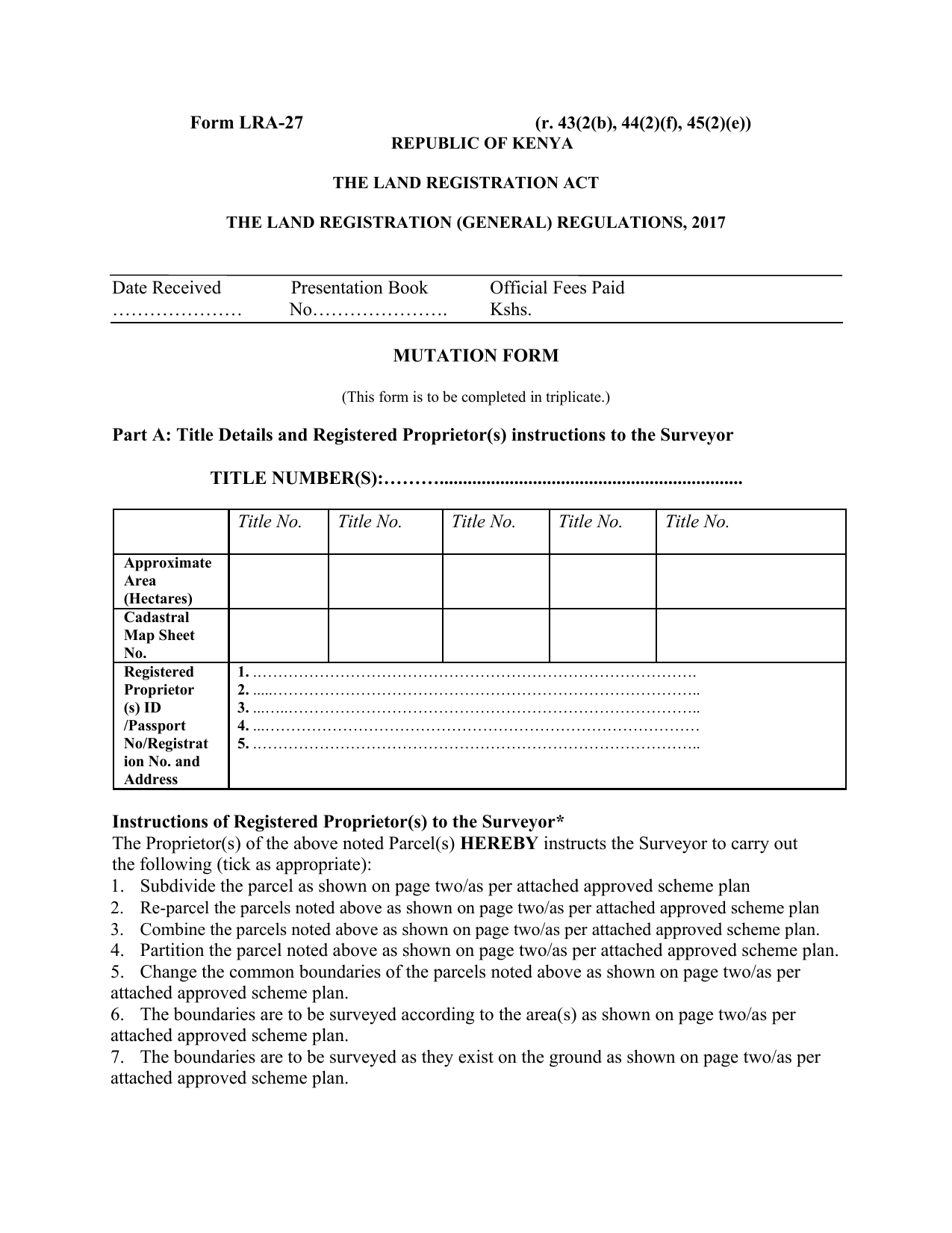 Download Mutation Form (form-lra-27) - SheriaHub Documents