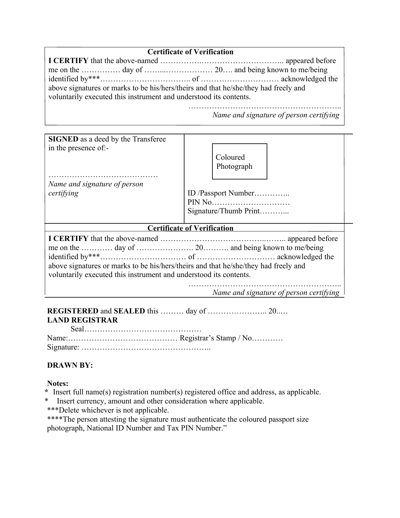Download Transfer By Trustee To A Beneficiary (forms Lra 9 And 52) - SheriaHub Documents