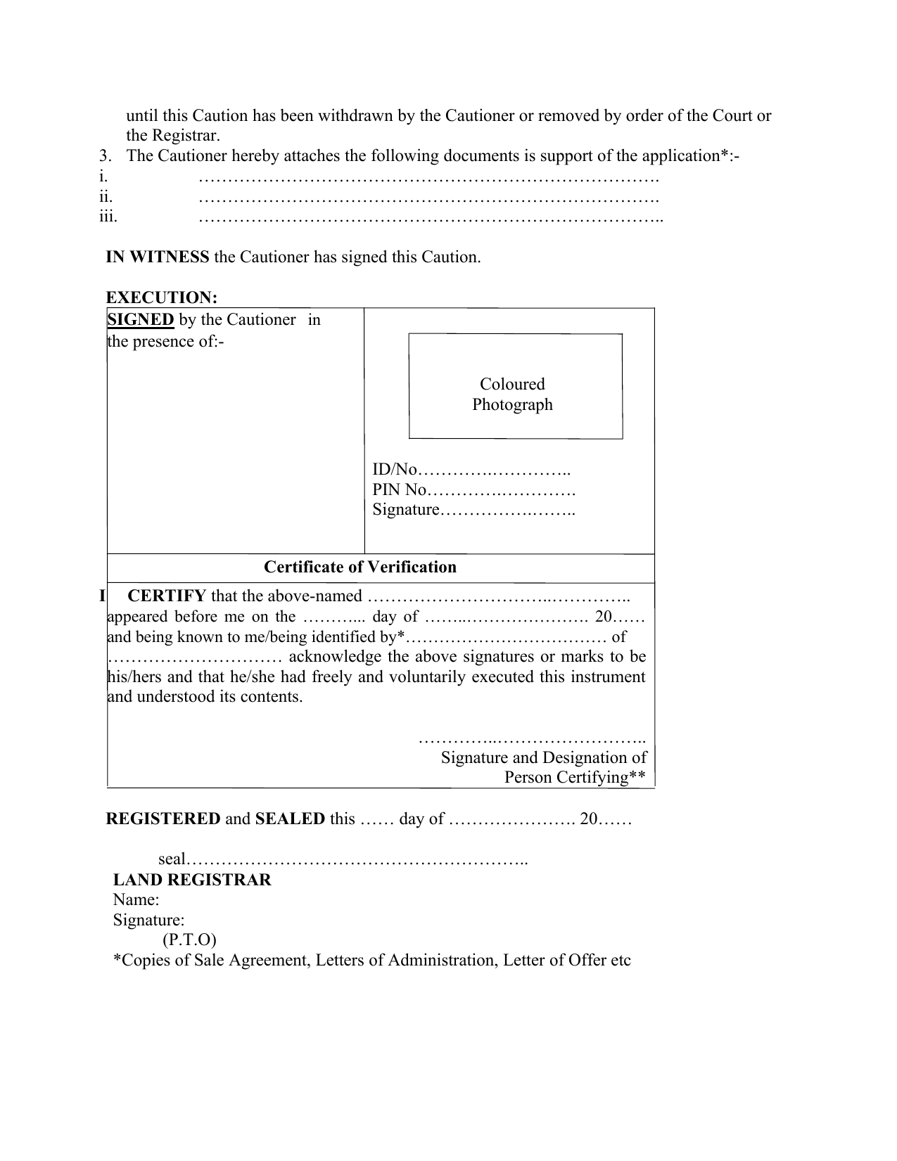 Download Caution (form-lra-67) - SheriaHub Documents