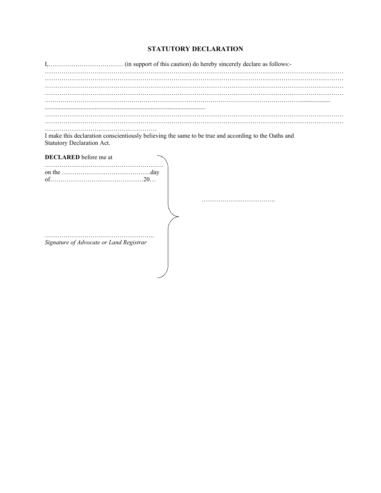 Download Caution (form-lra-67) - SheriaHub Documents
