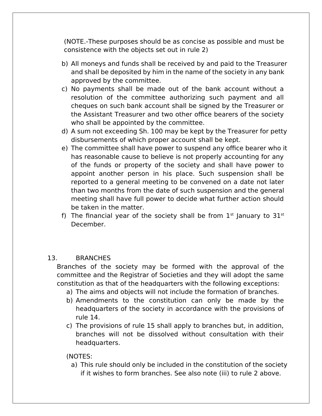 Download Specimen Constitution For A Society (constitution Template ...